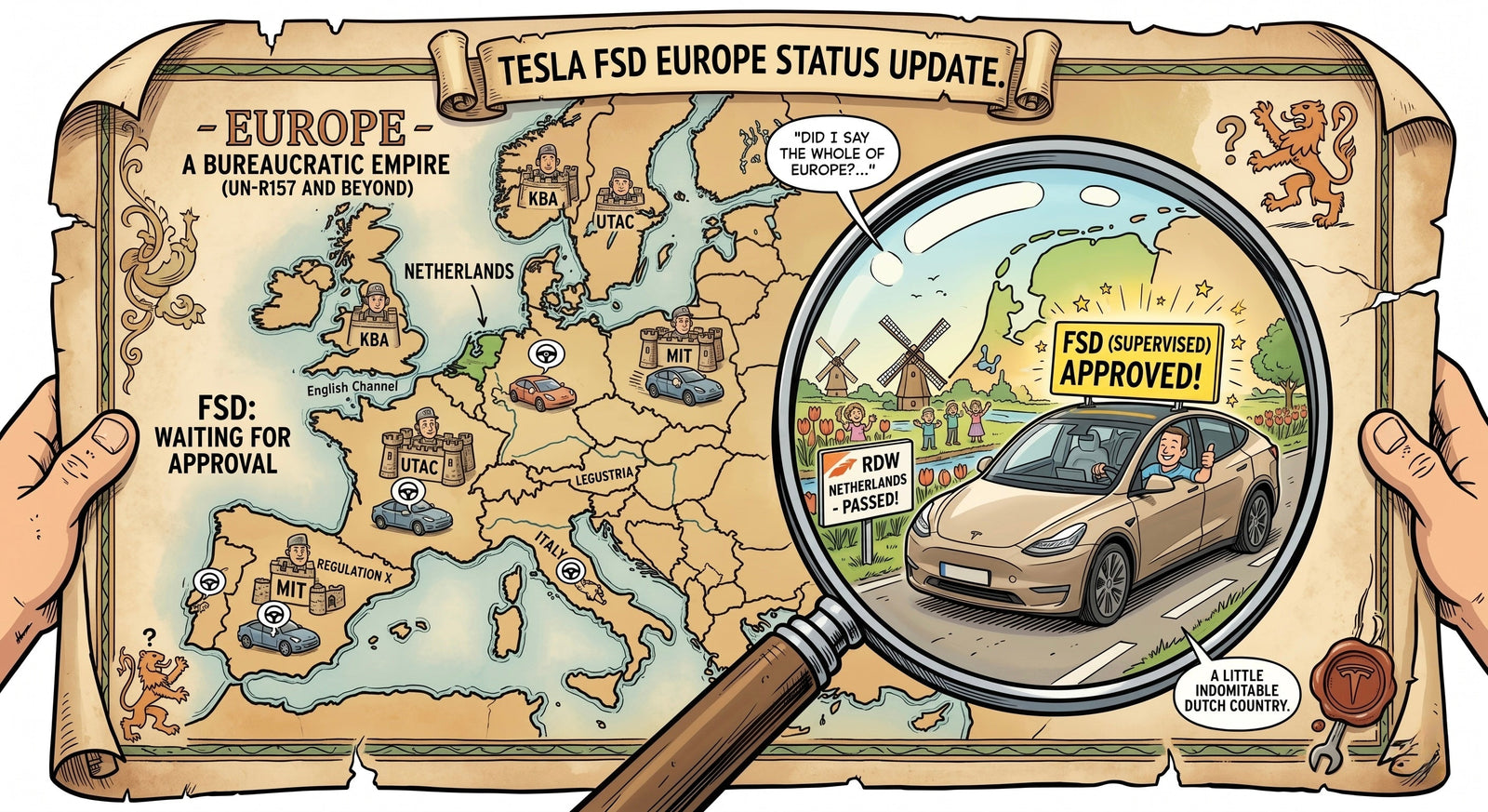 When Does FSD Come to Europe? What Are the Next Steps After the Dutch ...