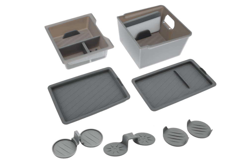 LED Mittelkonsole Organizer-Set (Tesla Model Y L 2026+) - JOWUA
